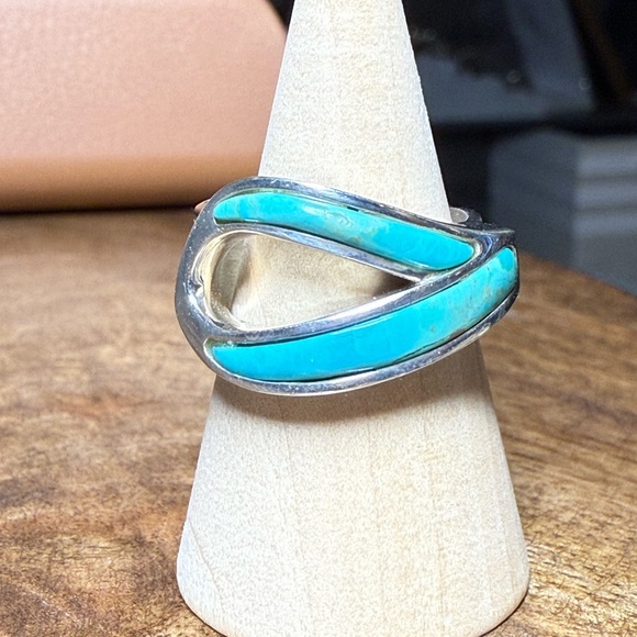 Jay King | Jewelry | Jay King Dtr Sterling Silver Turquoise Inlay Ring ...